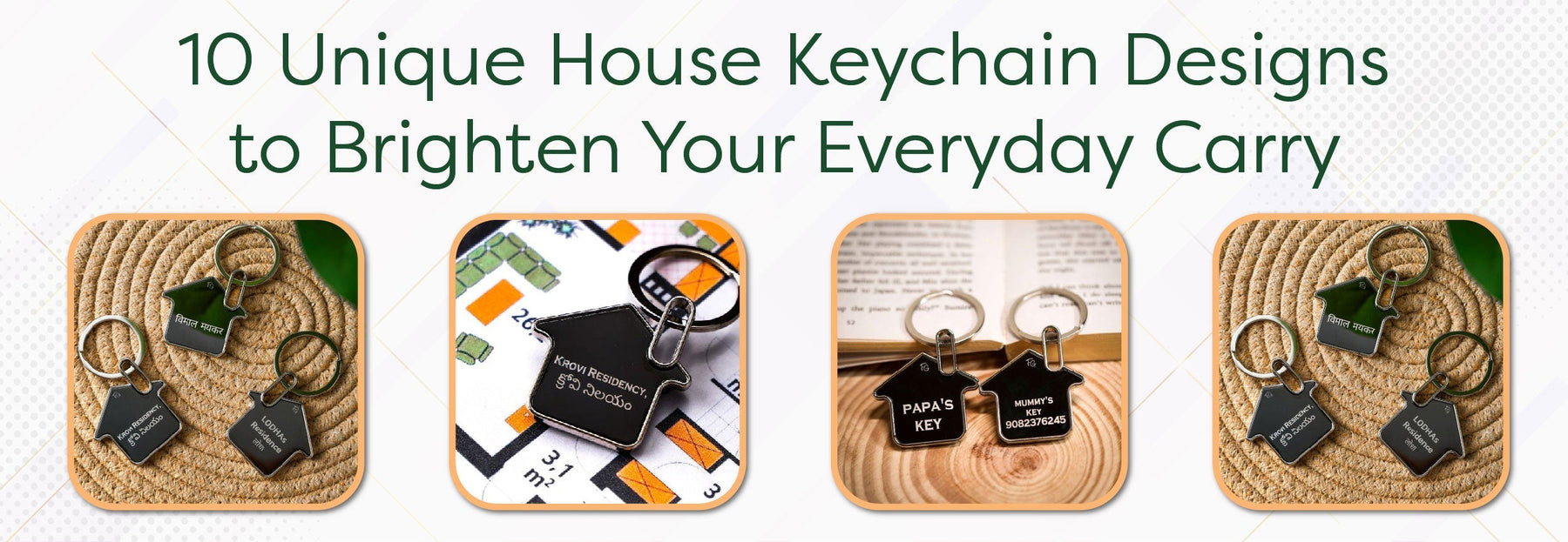10 Unique House Keychain Designs to Brighten Your Everyday Carry ...