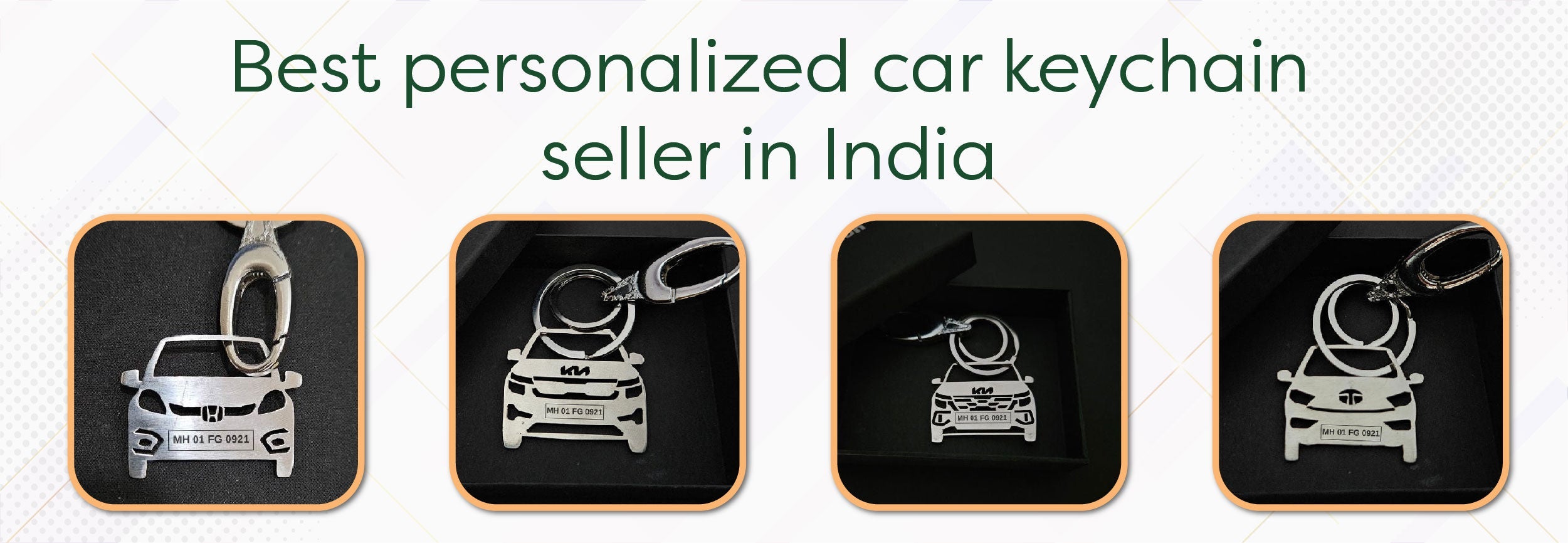Best Personalized Car Keychains in India with Gift – Foundation Gift