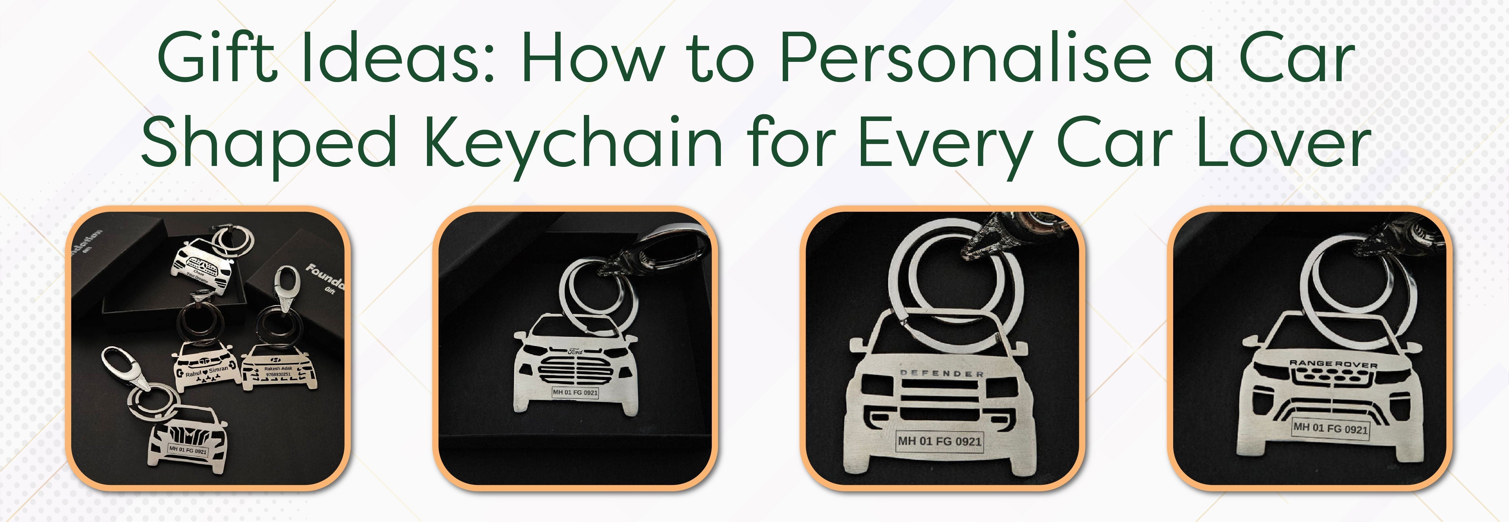 Gift Ideas: How to Personalise a Car Shaped Keychain for Every Car Lov ...