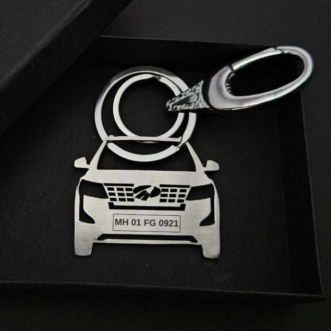 Personalised Mahindra XUV 500 2020 Keychain - Engraved Gift ...
