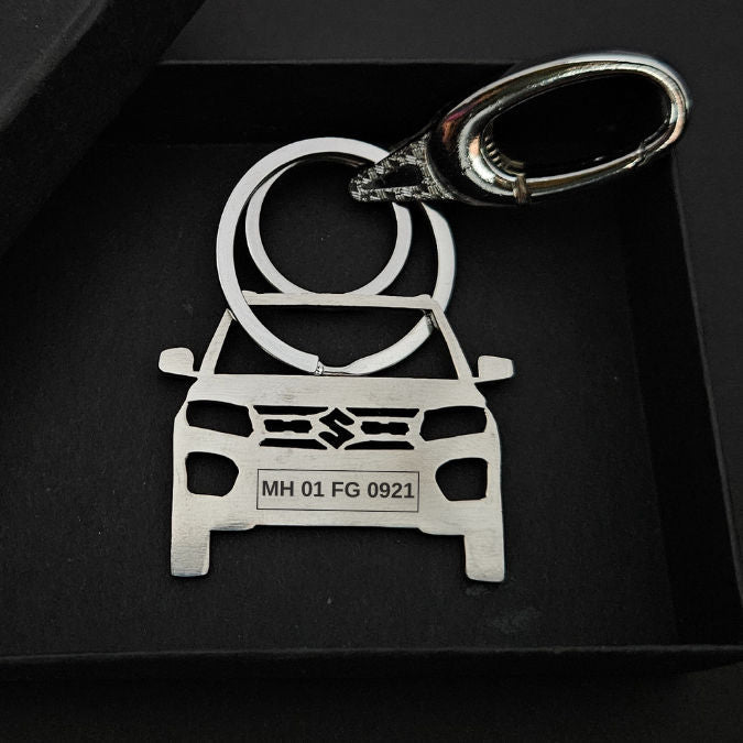 Personalised Car Keychain | Maruti Suzuki Brezza | 2020 - 2022 ...