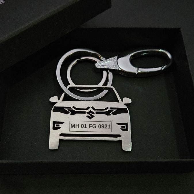 Personalised Maruti Suzuki Brezza 2022 Keychain - Special Gift ...