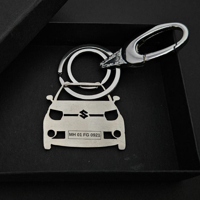 Personalised Car Keychain | Maruti Suzuki Ignis – Foundation Gift