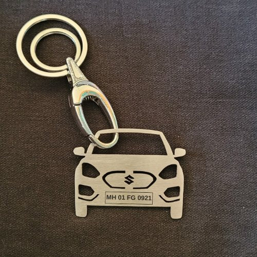Personalised Car Keychain | Maruti Suzuki Swift Dzire New – Foundation Gift