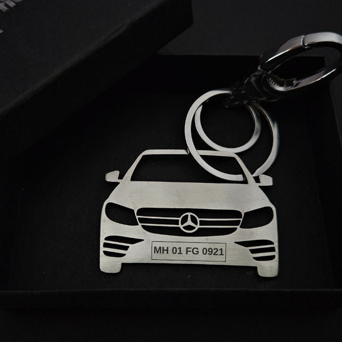 Personalised Car Keychain | Mercedes E Class – Foundation Gift