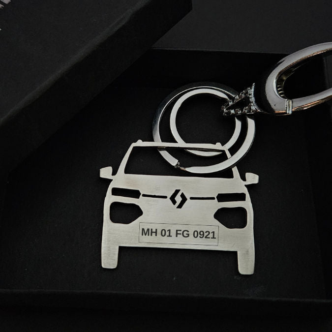 Personalised Car Keychain | Renault Kwid Climber New – Foundation Gift