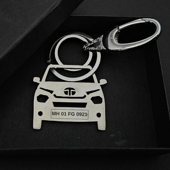 Personalised Tata Punch Keychain - Custom Car Gift – Foundation Gift
