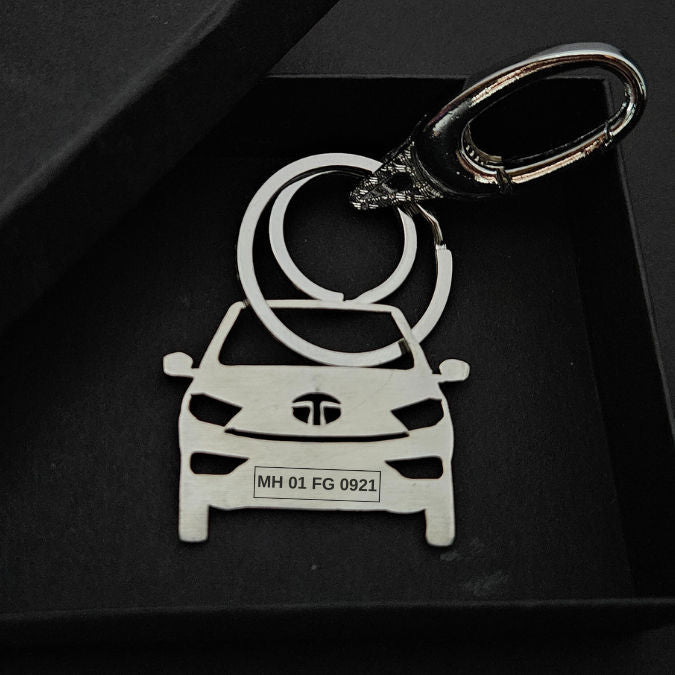 Personalised Tata Tiago Keychain - Unique Car Gift – Foundation Gift
