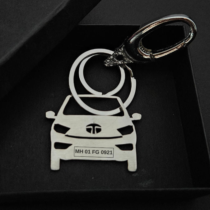 Personalised Car Keychain | Tata Tigor – Foundation Gift