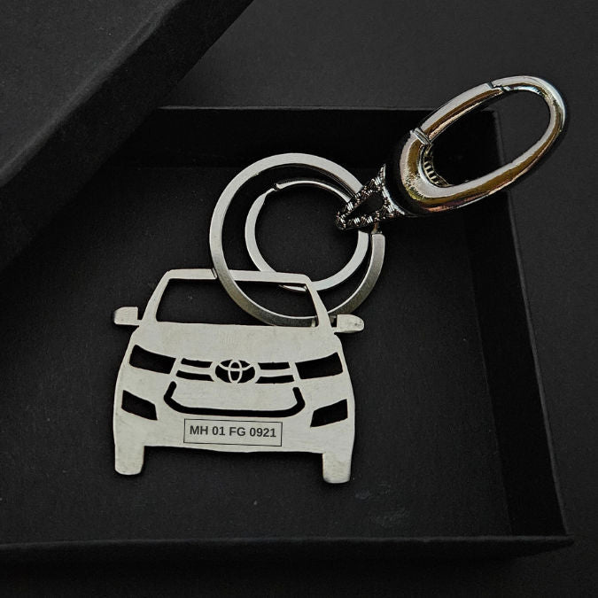 Personalised Toyota Innova Crysta Keychain - Gift – Foundation Gift