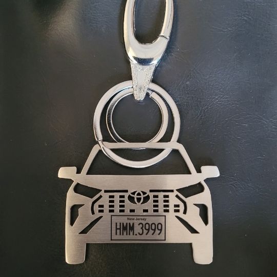 Personalized Car Keychain USA - Custom Name Gift – Foundation Gift